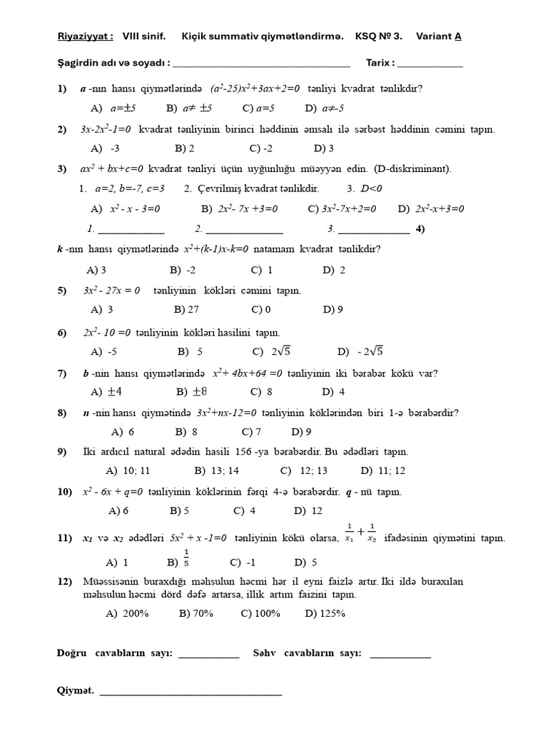 7 Ci Sinif Ingilis Dili Yeni | PDF