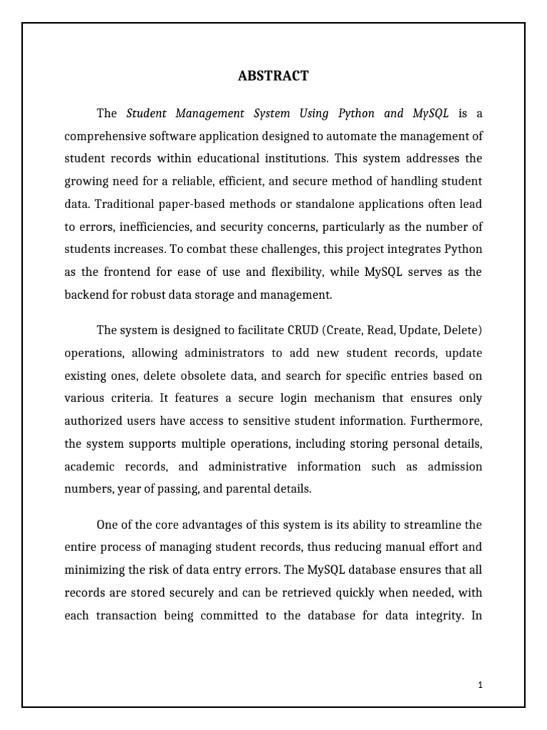 Cs Project | PDF | Databases | Programming