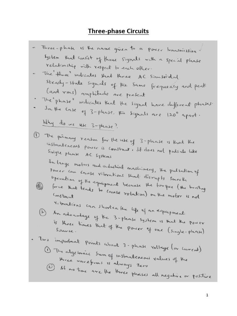 Three-Phase Circuit Connections | PDF | Manufactured Goods | Electrical ...