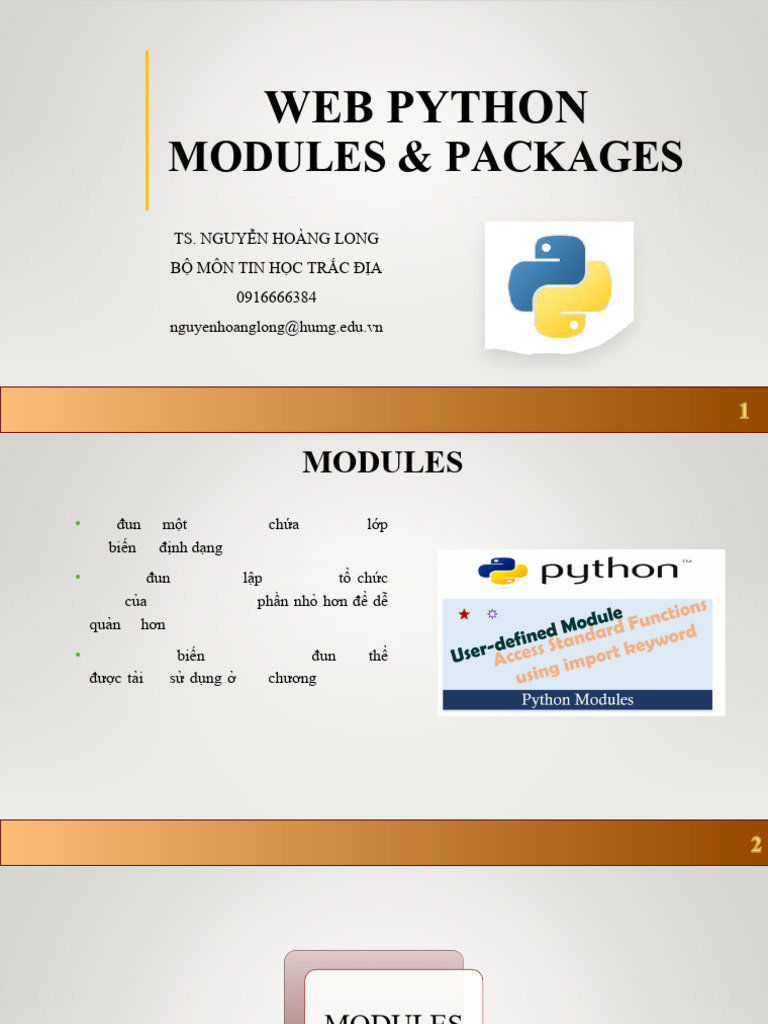 L2 - Module and Package | PDF