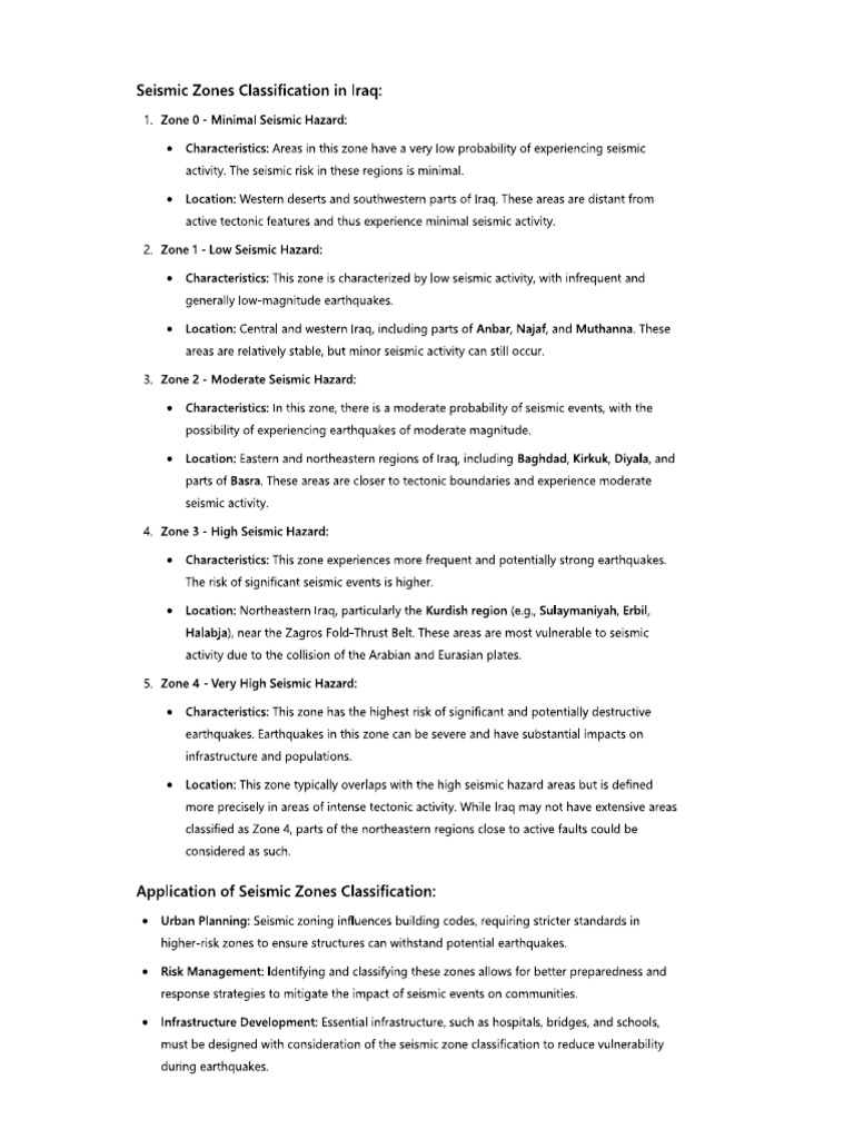 Seismic Zones | PDF