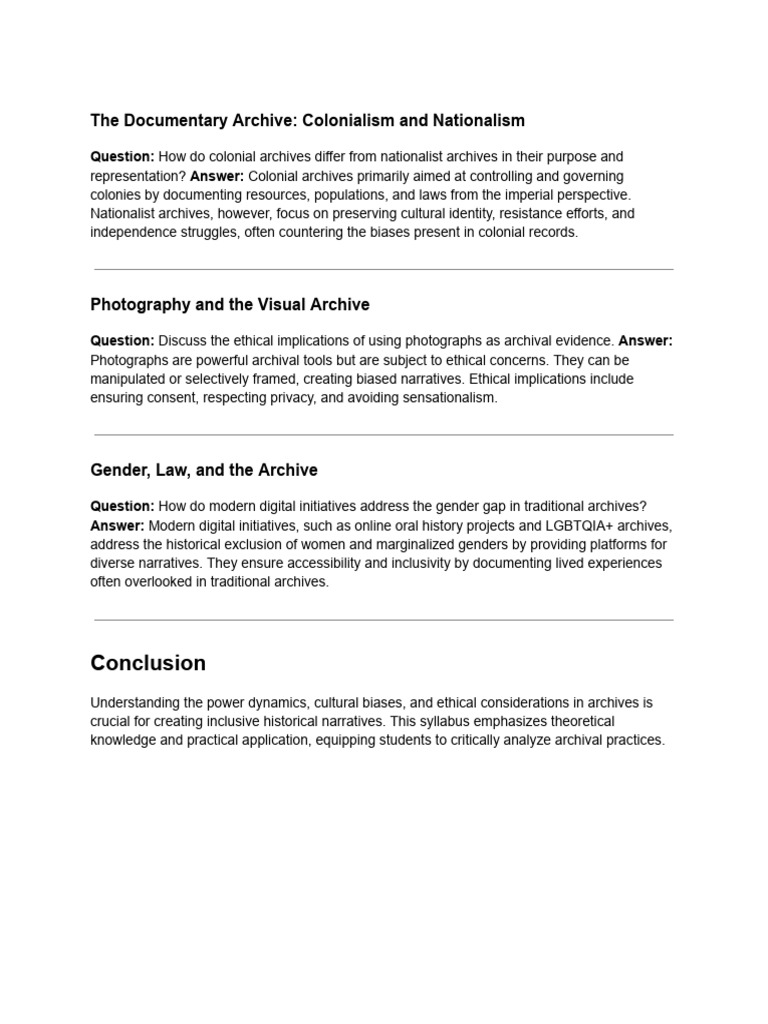 Sec - Reading The Archives | PDF | Archive | Narrative