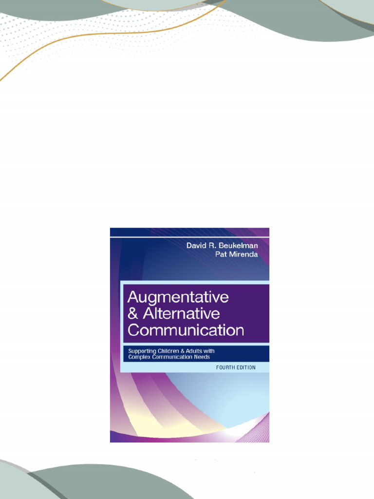 Instant Download Augmentative and Alternative Communication Supporting ... Instant Download Augmentative and Alternative Communication Supporting ...