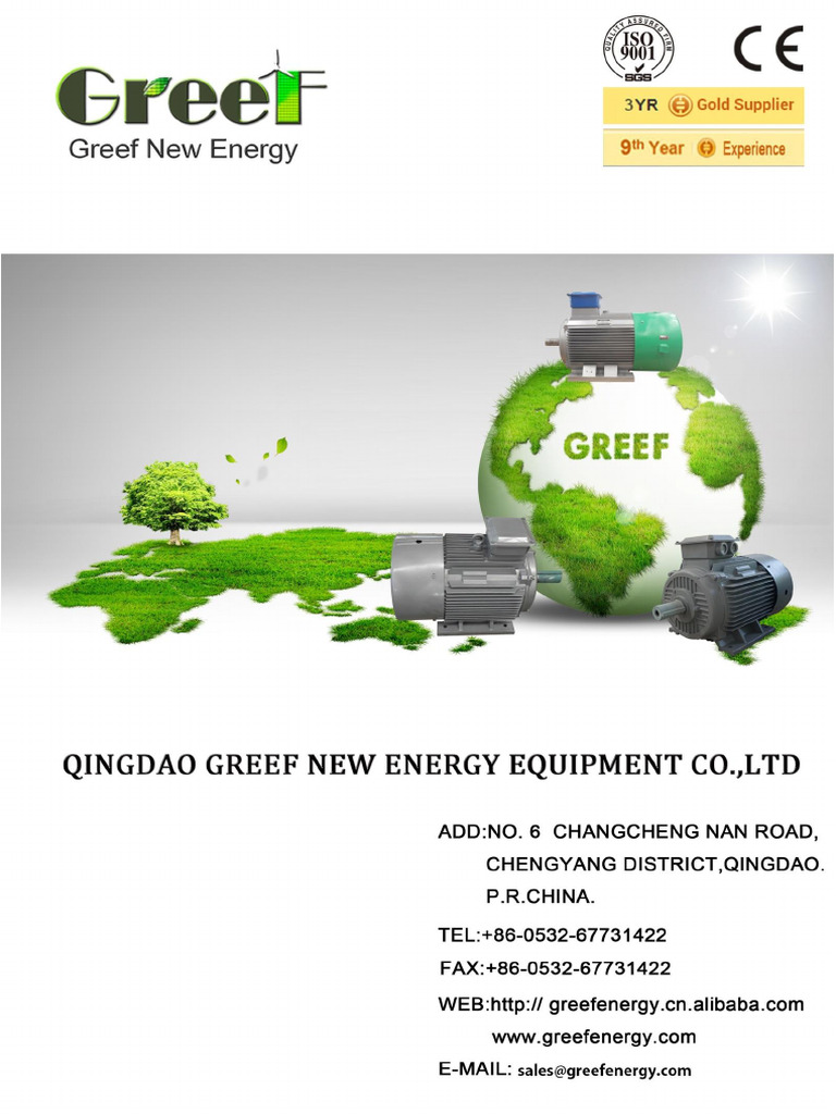 Greef | PDF | Electric Motor | Electric Generator