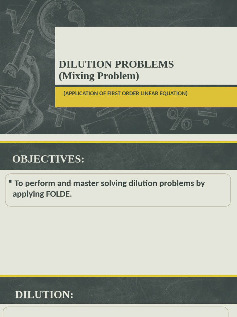 Dilution - de | PDF