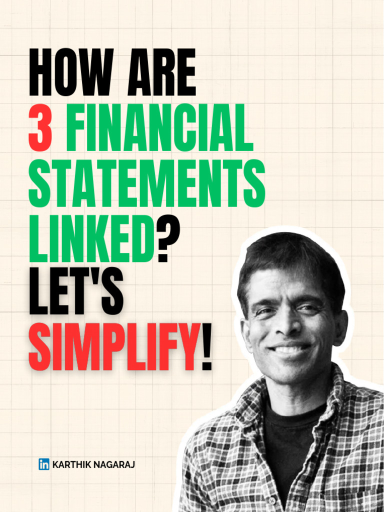 Linking the 3 Financial Statements | PDF