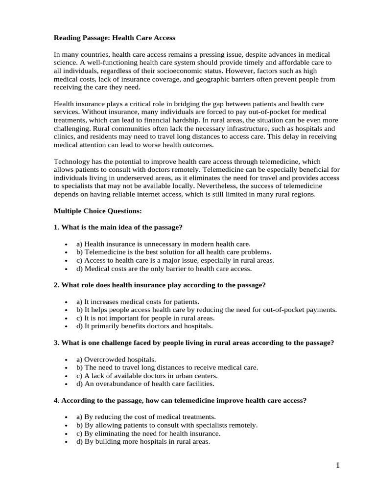 Reading HEALTH CARE | PDF | Sleep | Preventive Healthcare