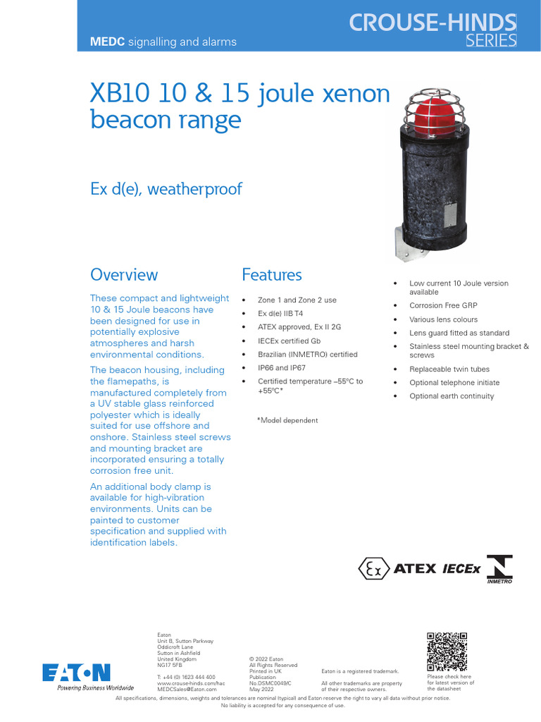 Dsmc0049 en Medc Xb10 Beacon | PDF | Electrical Engineering ...