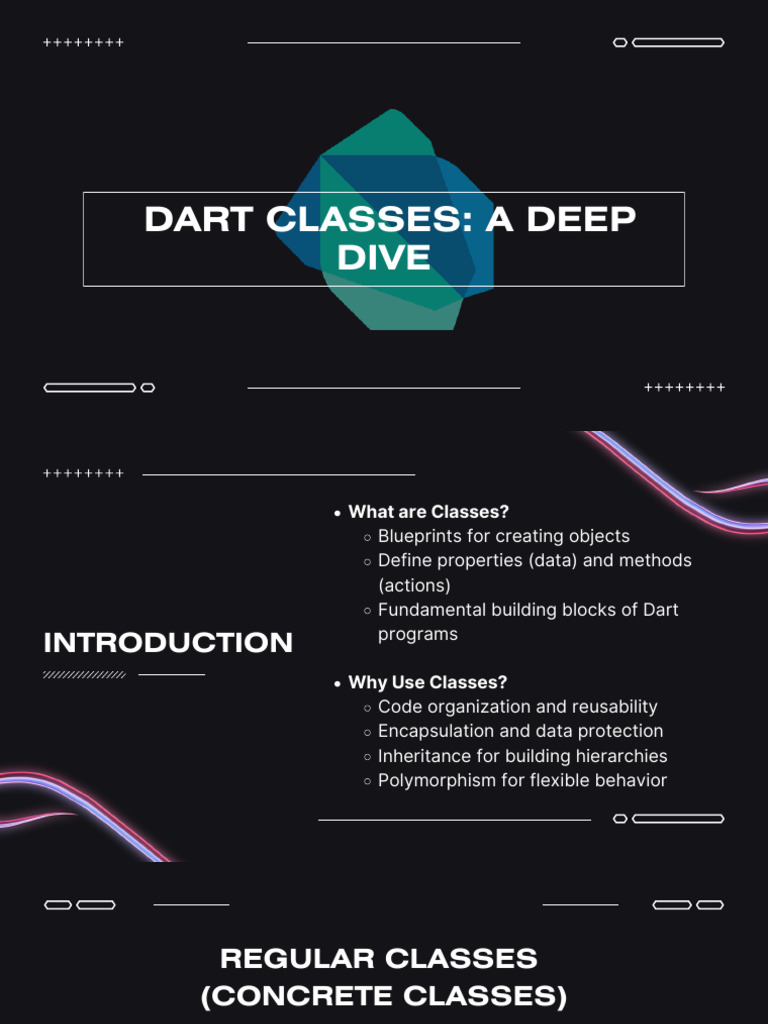 DART Classes | PDF | Class (Computer Programming) | Method (Computer ...