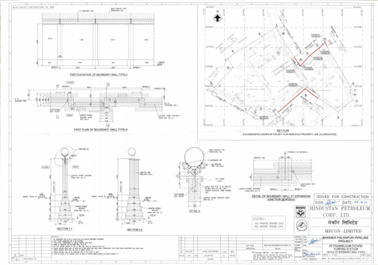 Ips Boundary Wall Type-Ii Rev-01 | PDF