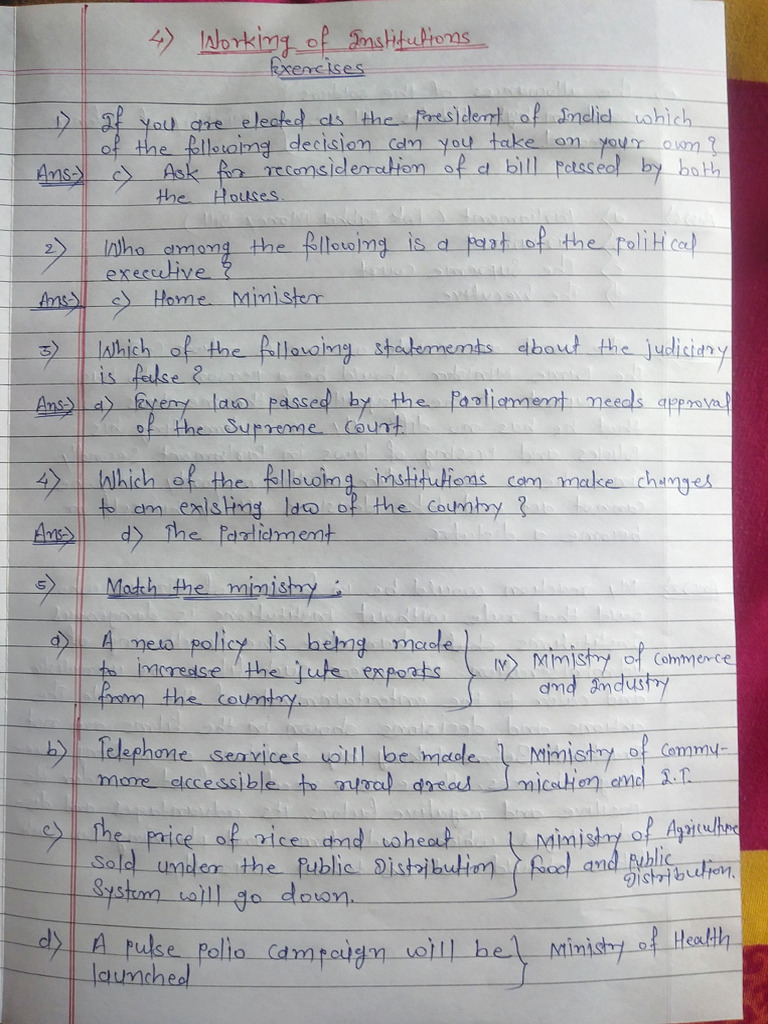 working Institutions | PDF