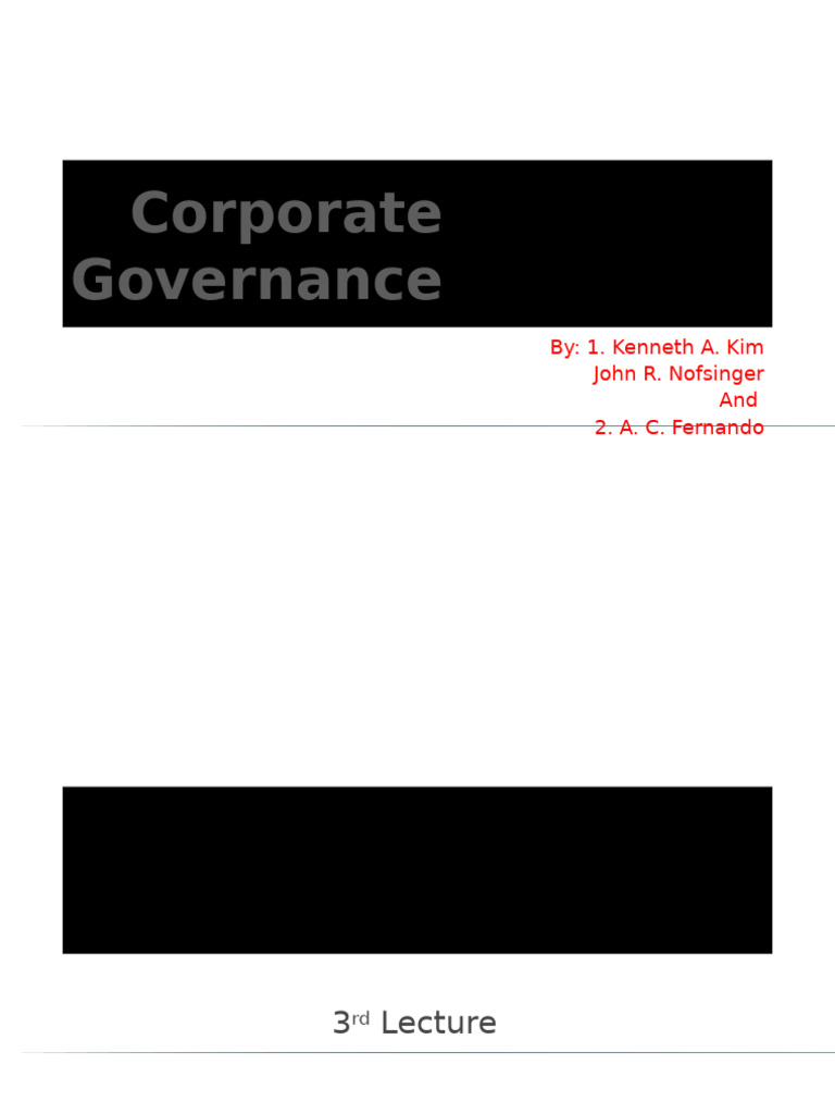 CG kim chap# 02 | PDF | Stocks | Incentive