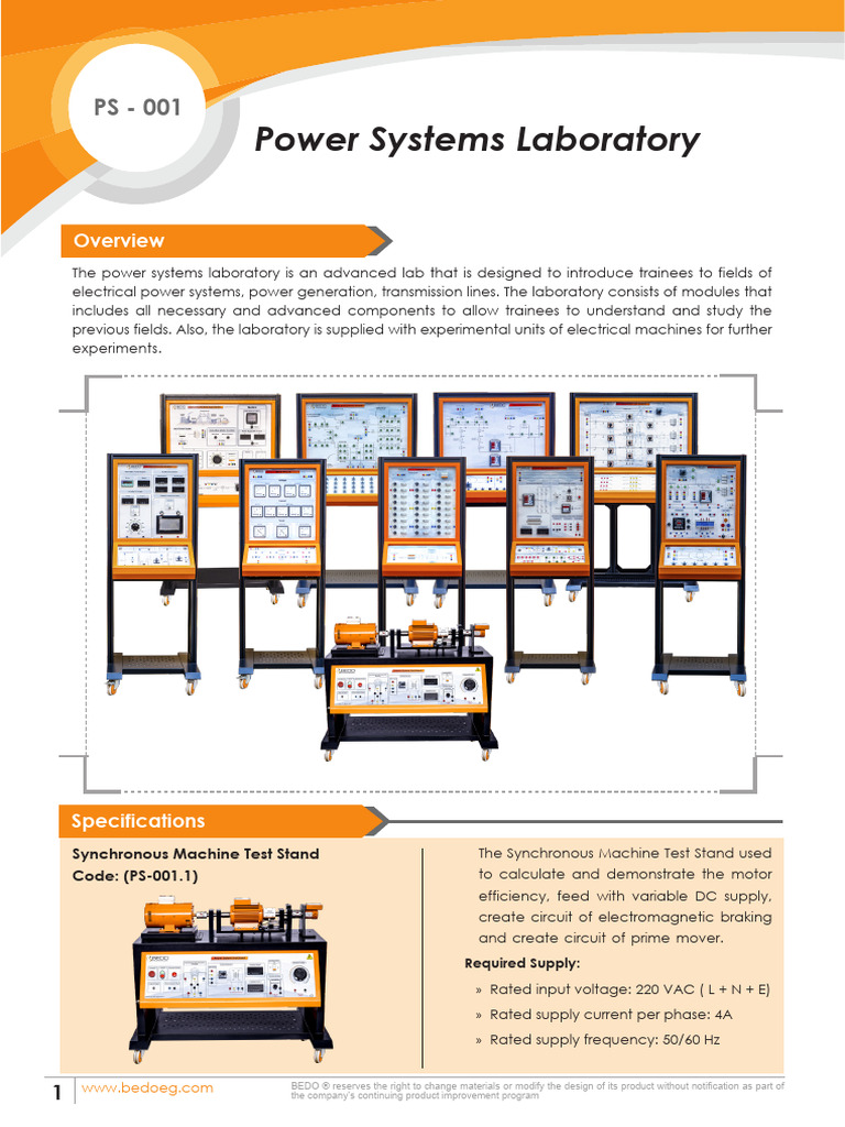 Power-System-1 | PDF | Alternating Current | Electric Motor