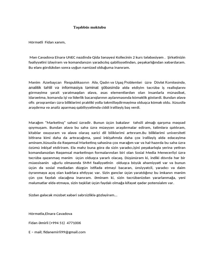 455263879-Motivasiya-məktubu | PDF
