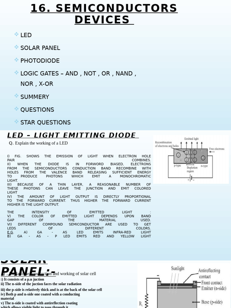 16 Semiconductor Device | PDF | Logic Gate | P–N Junction