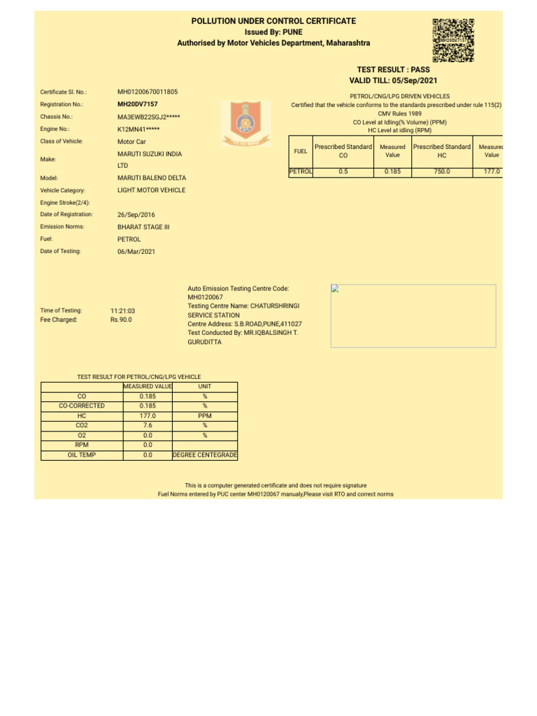 PUC | PDF | Land Vehicles | Vehicle Technology