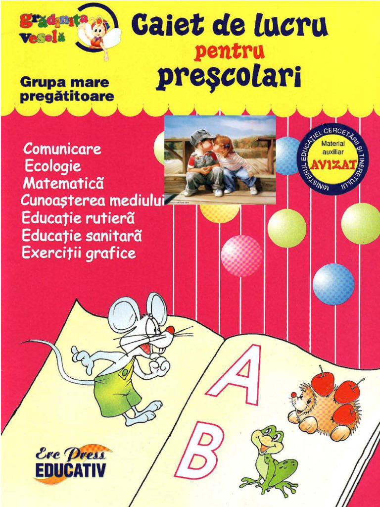 Caiet de Lucru Pentru Prescolari | PDF