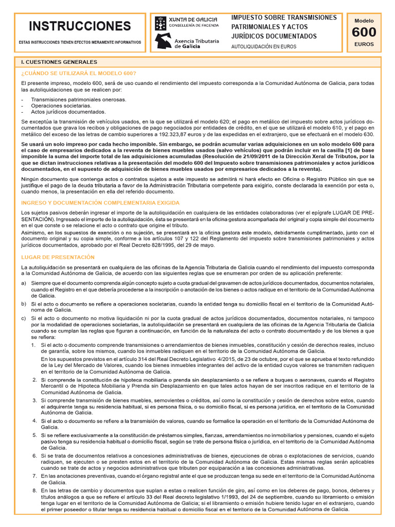 MK600 Antes01022021 Instrucciones Es | PDF | Ley común