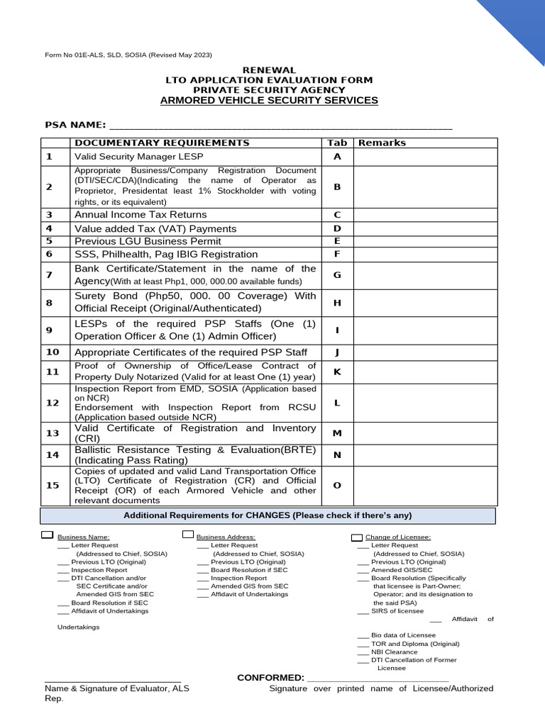 LTO-Application-Evaluation-Form-Private-Security-Agency-Armored-Vehicle ...