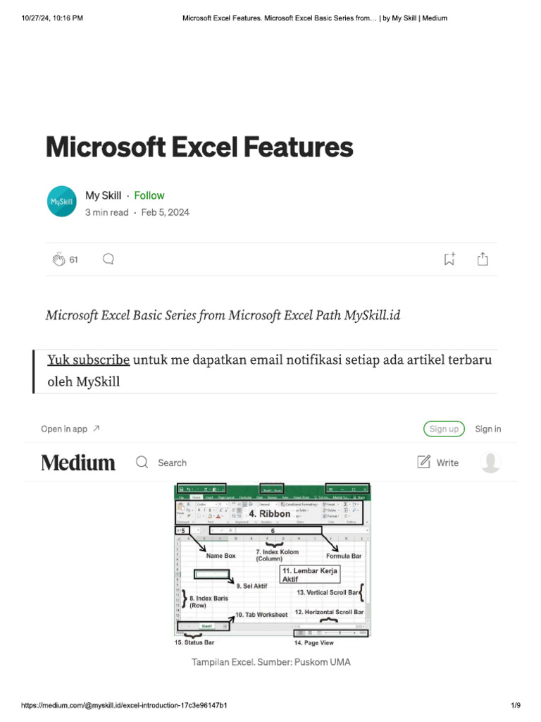 2.1.2 Microsoft Excel Features | PDF