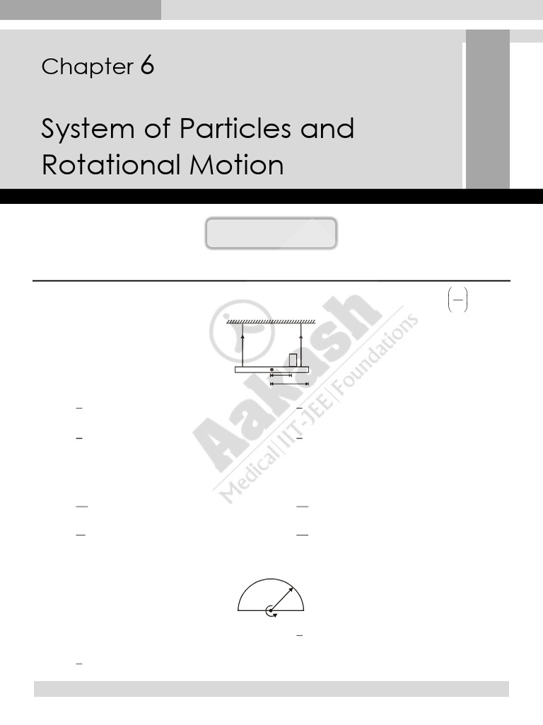 System of Particles and Rotational Motion | PDF | Rotation | Geometry