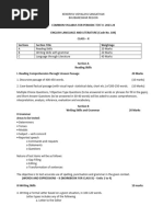 Class 10 English Blueprint 2025-26 | PDF | Reading Comprehension | Grammar