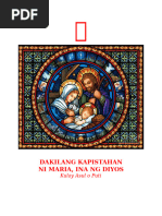 First Communion Rite in Filipino | PDF