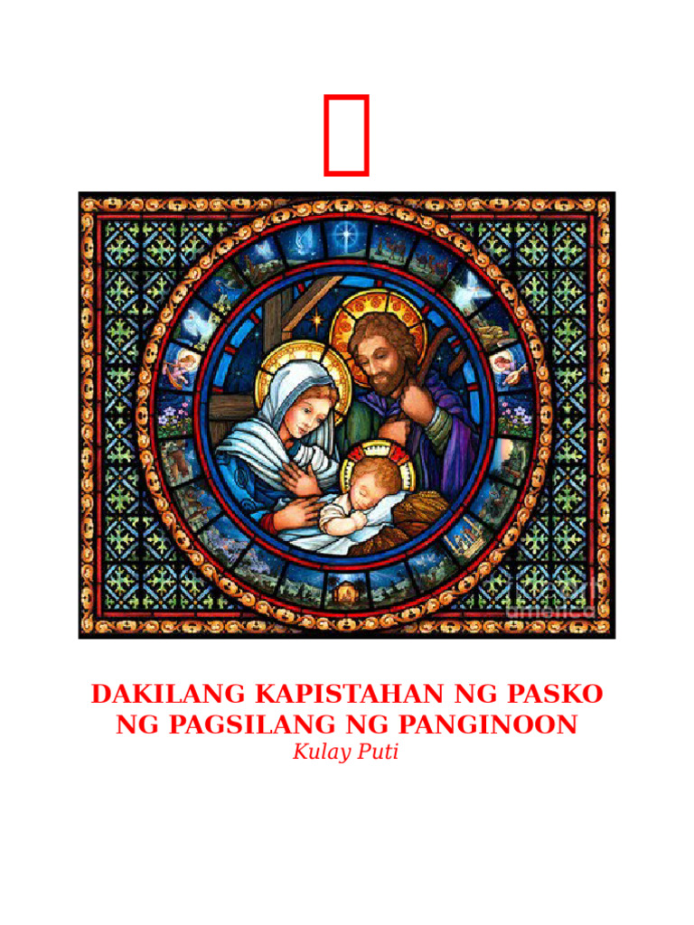 Dakilang Kapistahan ng Pasko ng Pagsilang ng Panginoon, Pagmimisa sa ... Dakilang Kapistahan ng Pasko ng Pagsilang ng Panginoon, Pagmimisa sa ...