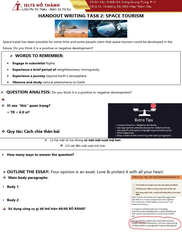 Space Tourism: Pros and Cons | PDF | Vehicle Operation | Astronomy