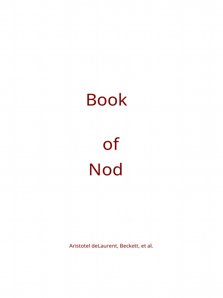 Pdfcoffee.com Wod Vampire the Masquerade Book of Nod Text Only PDF Free ...