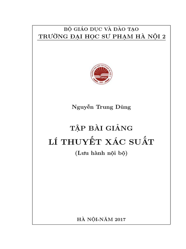Bài Giảng LTXS (1) | PDF