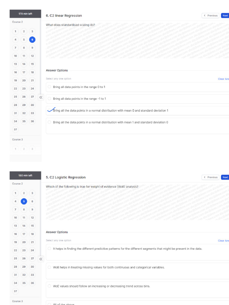 Exam All Questions | PDF | Errors And Residuals | Regression Analysis