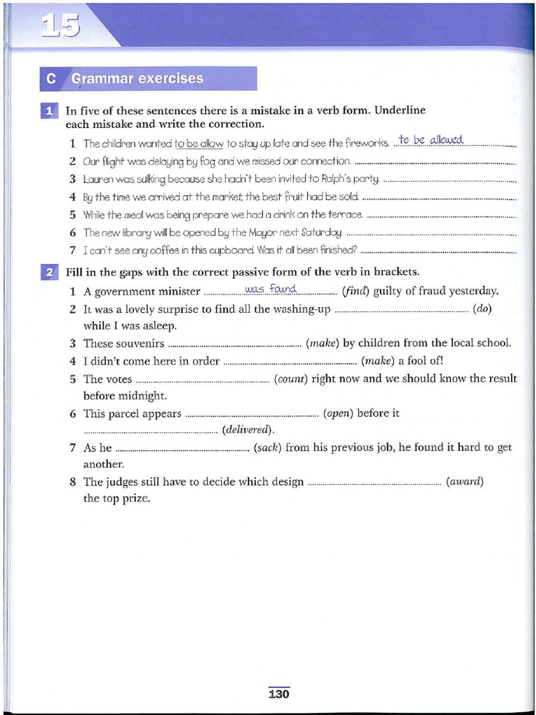 Passive Voice Practice B2 | PDF
