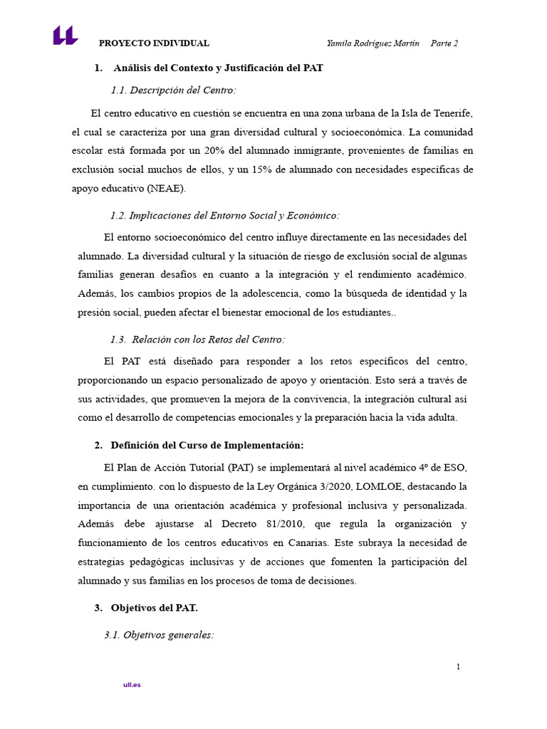 Parte 2 Trabajo PYC | PDF | Inclusión (Educación)