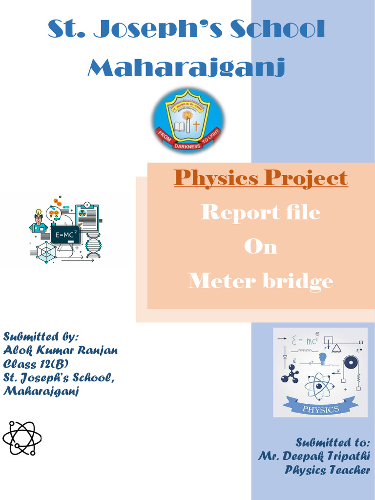 Meter Bridge Physics Project Report | PDF