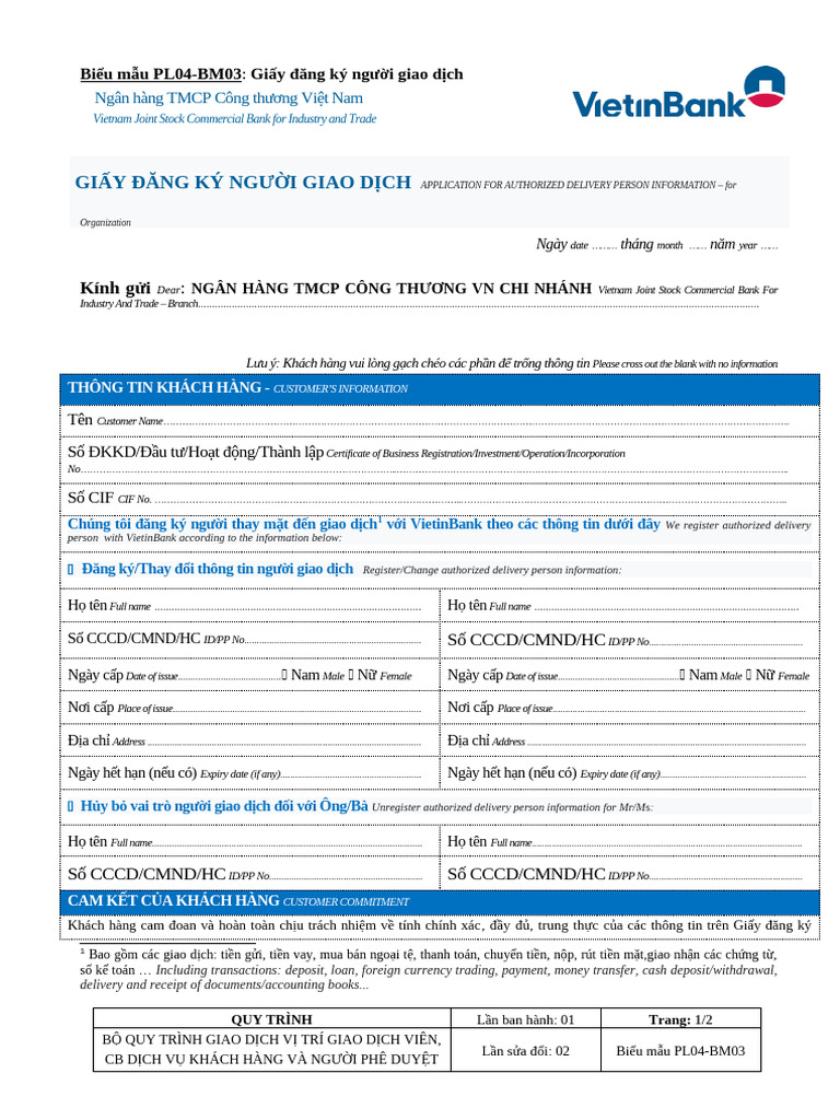 PL04-BM03 Đang Ky Nguoi Giao Dich - 180722 | PDF