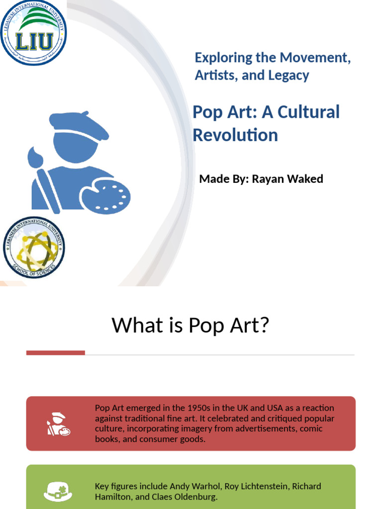 Pop Art Detailed Presentation | PDF | The Arts