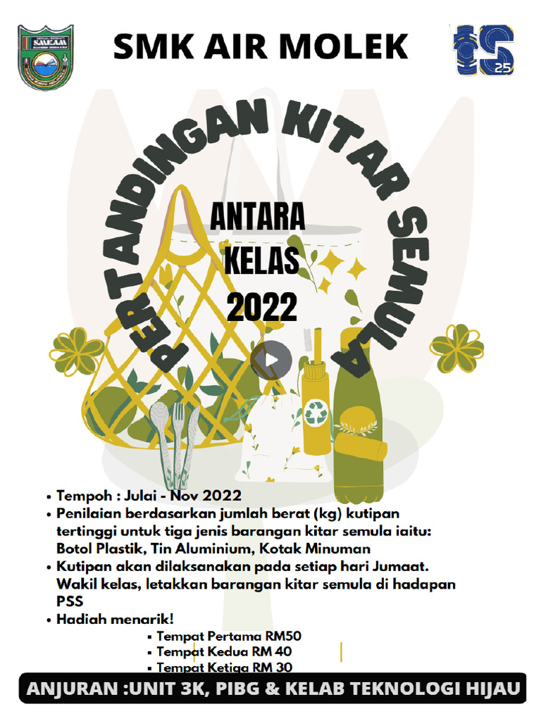 Poster Pertandingan Kitar Semula | PDF