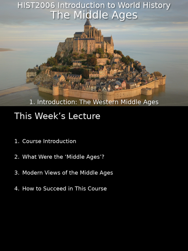 Introduction - The Western Middle Ages | PDF | Renaissance | Romanticism