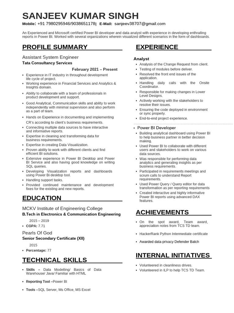Amar Kumar Resume | PDF | Application Software | Computing