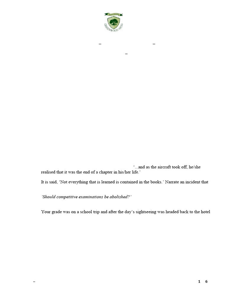 Gr10 PF2 QP 1ENGLISH LANGUAGE (2023-24) | PDF