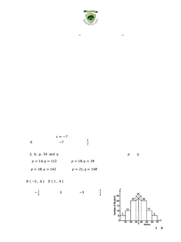GR10 PF2 QP 4mathematics (2023-24) | PDF | Circle | Euclidean Geometry