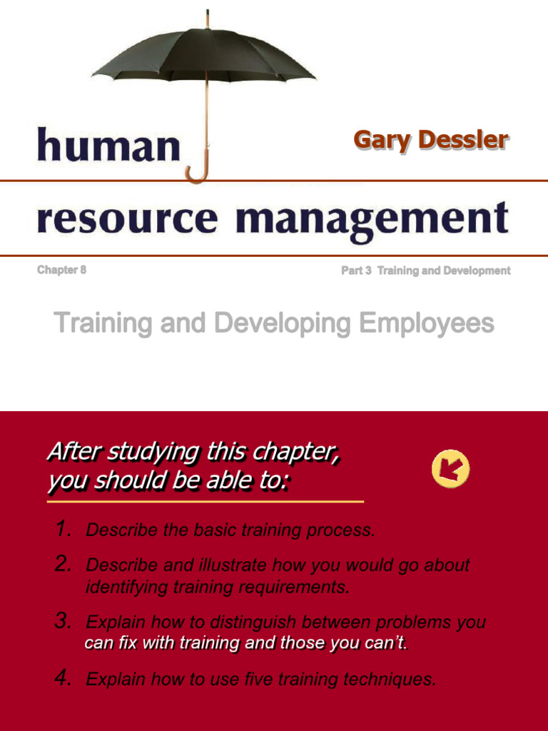 Training and Development Techniques | PDF | Behavior Modification ...