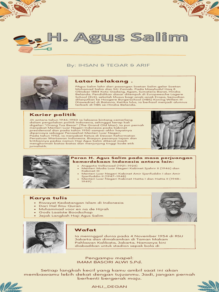Infografik H Agus Salim | PDF