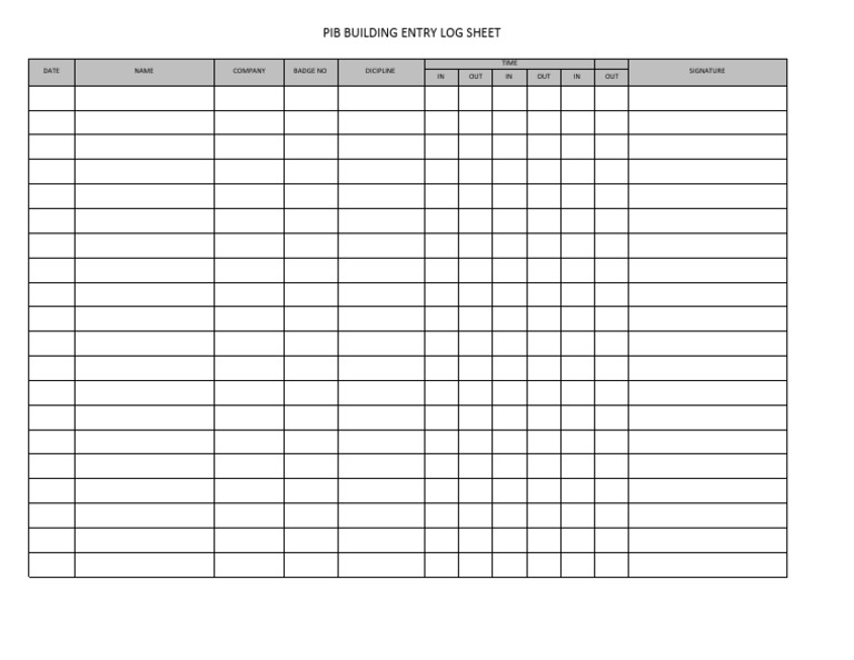 PIB LOG | PDF