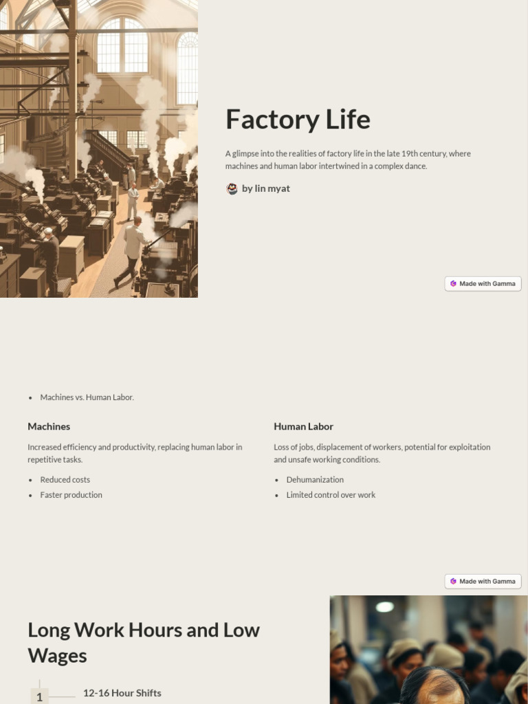 Factory Life | PDF