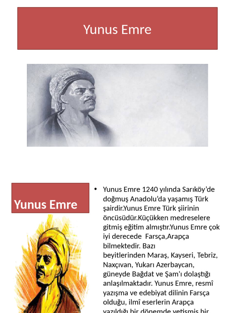 Yunus Emre | PDF