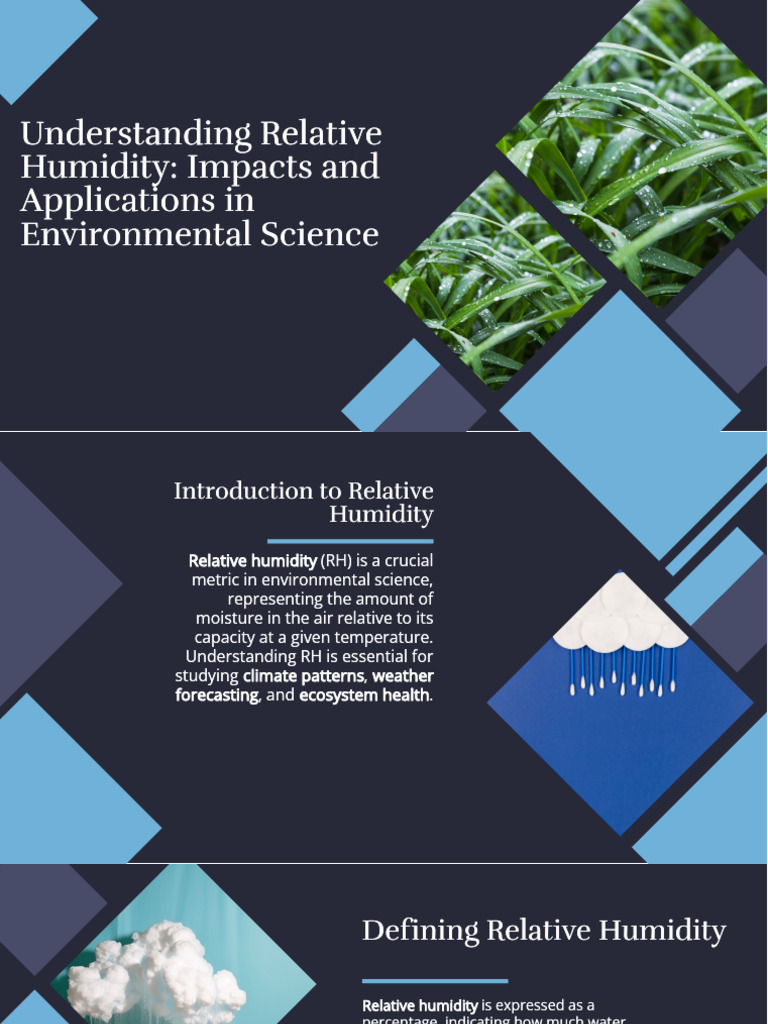 Slidesgo Understanding Relative Humidity Impacts and Applications in ...