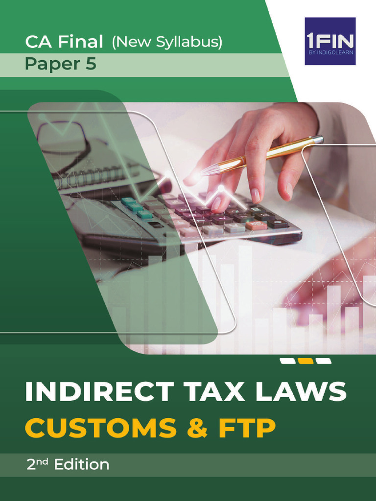 CA Final Idt Customs and FTP | PDF | Taxes | Territorial Waters