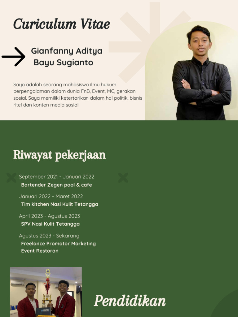 CV Gianfanny Aditya | PDF